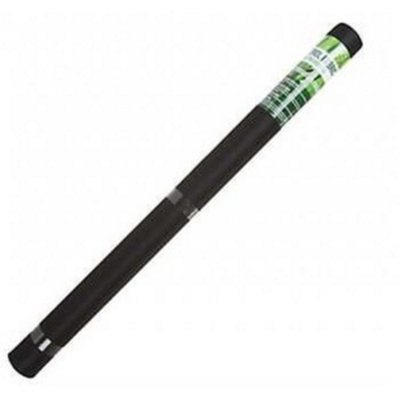 Black Weed Control Fabric Roll 0.9x15.2M for Garden Beds - Ground Cover ...
