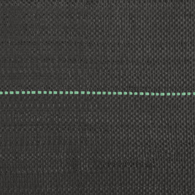 Black Weed Membrane 4x50 m PP - Weed Control Fabric, Ground Cover