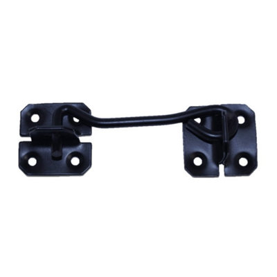 Black Wire Cabin Hook Fence Latch 4