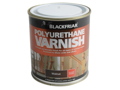 Blackfriar BF0250009E1 Polyurethane Varnish P70 Walnut Gloss 500ml ...
