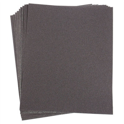 Blackspur 10pc Wet & Dry Sandpaper Set - Assorted Grits
