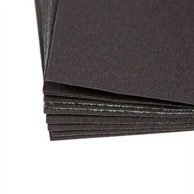 Blackspur 10pc Wet & Dry Sandpaper Set - Assorted Grits