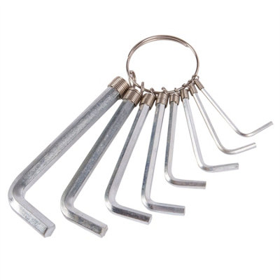 Blackspur - 8pc Metric Hex Key Set | DIY at B&Q