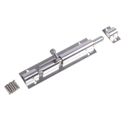 Blackspur - Aluminium Barrel Bolt - 100mm - Silver | DIY at B&Q