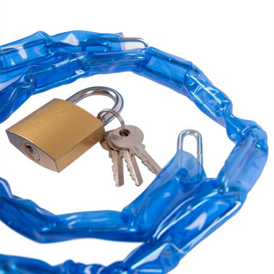 Blackspur Chain & Padlock - 90cm - Blue