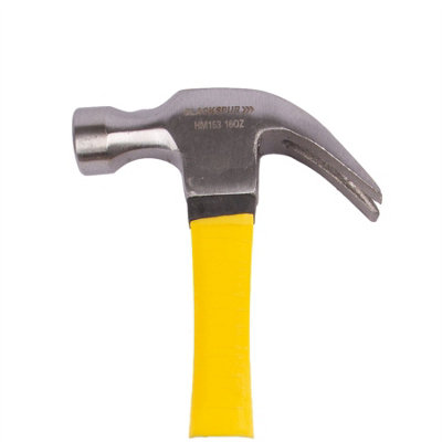 Blackspur Fibreglass Hammer - 16oz - Yellow