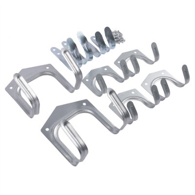 Blackspur Iron Shed Hooks Set - Pack of 10