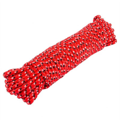 Blackspur Polypropylene Braided Rope - 30m - Red