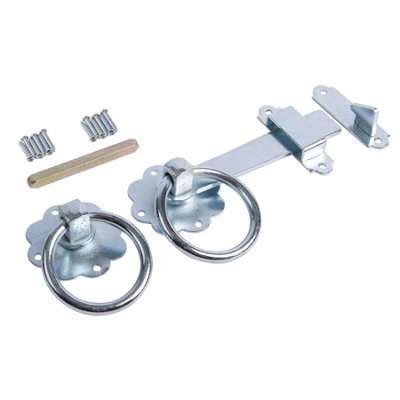 Blackspur - Steel Ring Gate Latch - 152mm - Silver