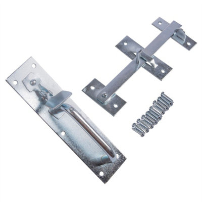 Blackspur Steel Suffolk Latch - 178mm - Silver