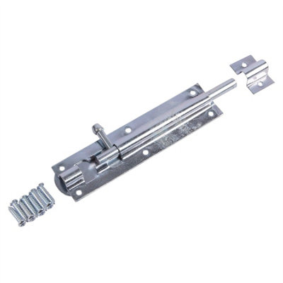 Blackspur Steel Tower Bolt - 152mm - Silver