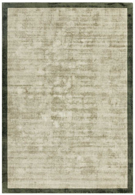 Blade Border Handwoven Rug Rug Sage Olive 05 Rug 200x290cm for the ...