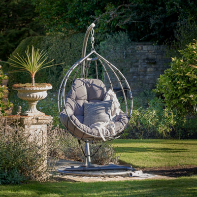 Blake Anthracite Outdoor Hanging Egg Chair