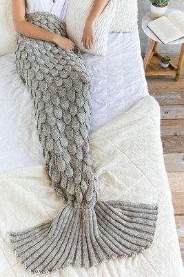 BLANKET TUTUMI SIREN GREY 180X90 0