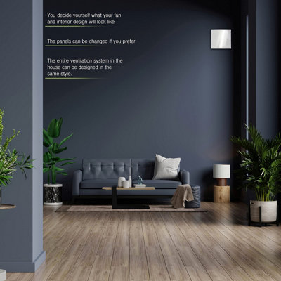 Blauberg Calm Design Hi Tech Low Noise Energy Efficient Bathroom ...