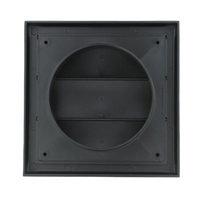 Blauberg Plastic Gravity Shutter Grille with Round Read Spigot - 100mm ...