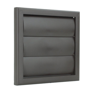 Blauberg Plastic Gravity Shutter Grille with Round Read Spigot - 100mm ...