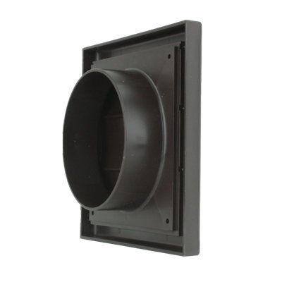 Blauberg Plastic Gravity Shutter Grille with Round Read Spigot - 100mm ...