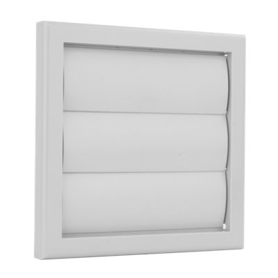 Blauberg Plastic Gravity Shutter Grille with Round Read Spigot - 100mm ...