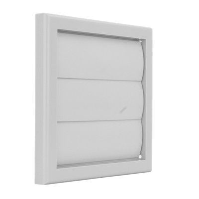 Blauberg Plastic Gravity Shutter Grille with Round Read Spigot - 100mm ...