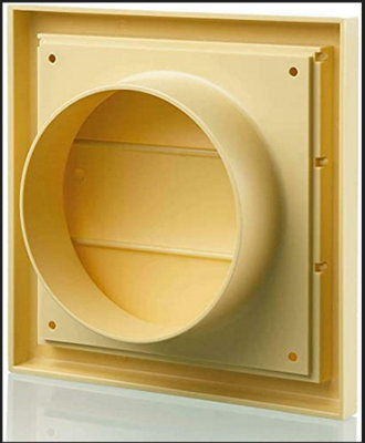 Blauberg Plastic Vented Back Draught Air Gravity Shutter Ventilation ...