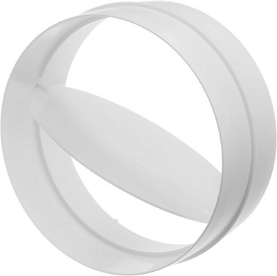 Blauberg Round Circular Inline Ventilation Duct Back Draught Shutter ...
