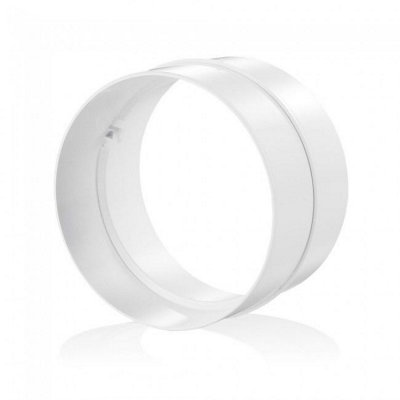 Blauberg Round Circular Plastic Ventilation Duct Pipe Joining Coupler ...