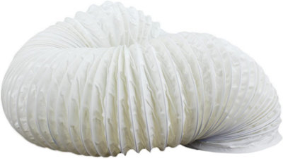 Blauflex White PVC Ducting 150mm dia x 6m