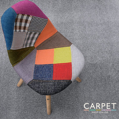 Blithe Twist Grey Carpet Action Back 4m x 4m