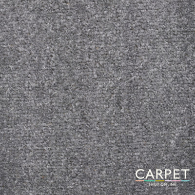 BLITHE TWIST GREY CARPET ACTION BACK SAMPLE 10CM X 10CM