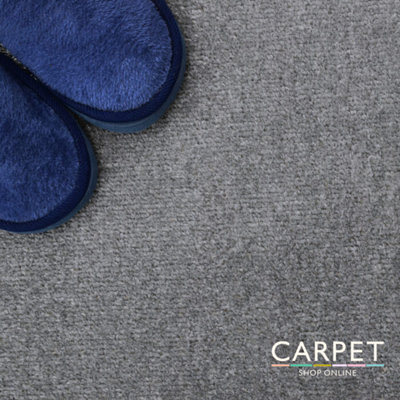 BLITHE TWIST GREY CARPET ACTION BACK SAMPLE 10CM X 10CM