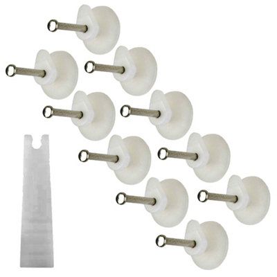 Blitz Plus Hard Wall Picture Hooks with Finger Guard for Brick Concrete ...