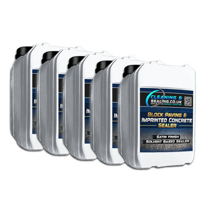 Block Paving & Imprinted Concrete Sealer - Satin - 25L - For All ...