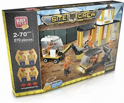 Block Tech Site Crew 270Pcs Brick Game - Lego Compatible