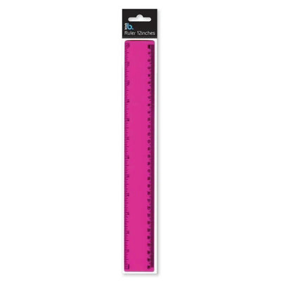 Blok b Solid Ruler Pink (One Size) | DIY at B&Q
