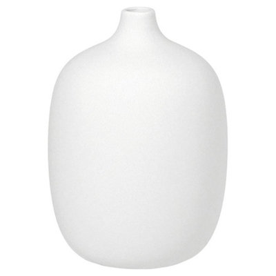 Blomus Ceola Ceramic Vase 19cm - White