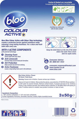 Bloo Colour Active Flower Rim Block Flowers Triple 150 g
