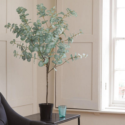 Bloom Artificial Potted Eucalyptus Tree - H108cm x W48cm
