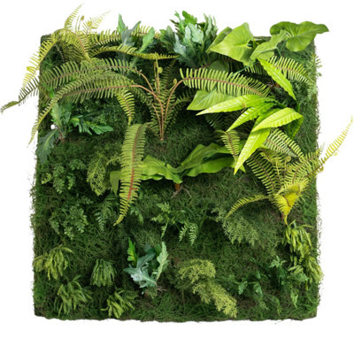 Blooming Artificial - 100cm / 3.25ft Artificial Rainforest Living Wall