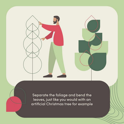 Blooming Artificial - 100cm Fake Forest Greens Living Wall - Indoor ...