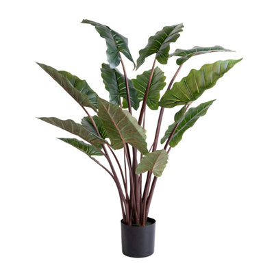 Buy Blooming Artificial - 140cm / 4.5ft Faux Elephant Ear at B&Q