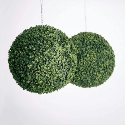 Blooming Artificial - 38cm / 1.25ft Artificial Boxwood Ball (Pair)