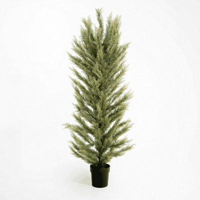 Blooming Artificial - Faux Conifer Tree - Outdoor Cedar Topiary Garden ...