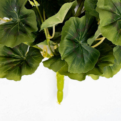 Blooming Artificial - Multi Pack Faux Geranium Bush Bundle - Outdoor ...