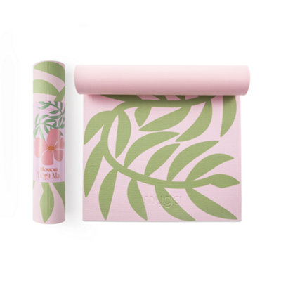 Blossom Patterned Yoga Mat for Stylish Practice
