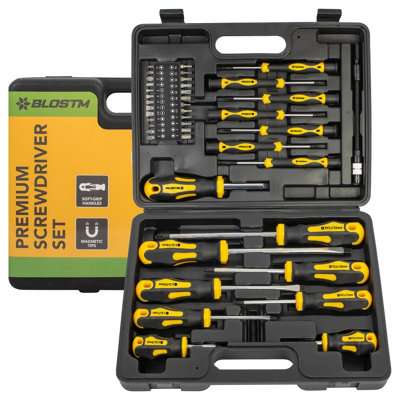 BLOSTM 42 Pieces Premium Screwdriver Set | DIY at B&Q
