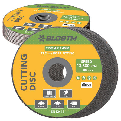 BLOSTM Cutting Discs - 10 Pack | DIY at B&Q