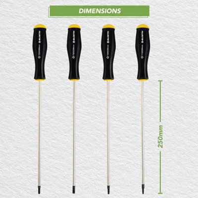 BLOSTM Extra Long Star Screwdriver Set