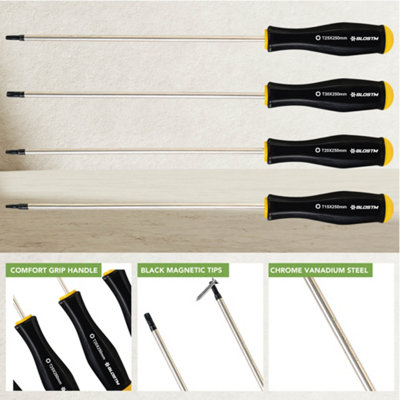 BLOSTM Extra Long Star Screwdriver Set