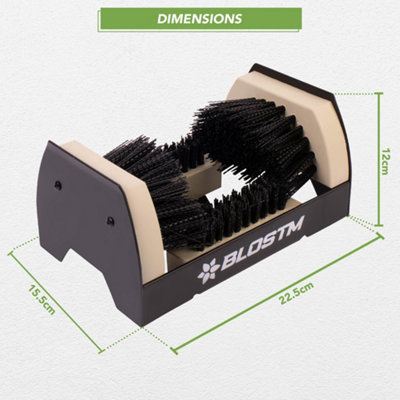 BLOSTM Floor Mount Boot Scraper Brush